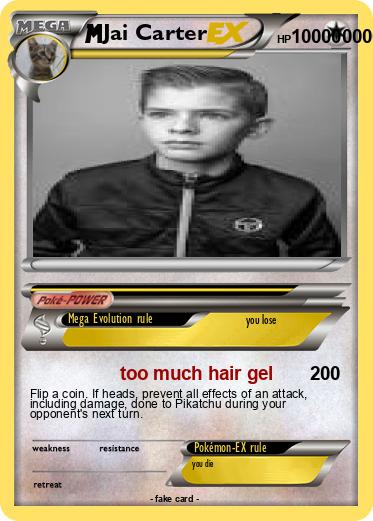 Pokémon Jai Carter 1 1 - too much hair gel - My Pokemon Card