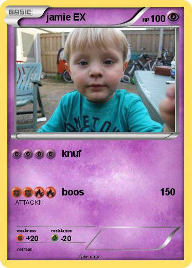 Pokémon jamie EX - knuf - My Pokemon Card