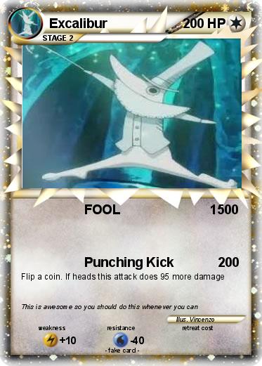 Pokémon Excalibur 115 115 - FOOL 1500 - My Pokemon Card