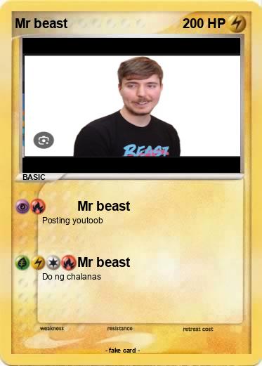 Pokémon Mr beast 418 418 - Mr beast - My Pokemon Card