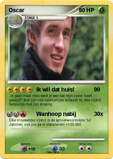 Pokémon Oscar 184 184 - Ik wil dat huis! - My Pokemon Card