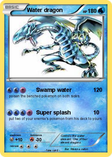 Pokémon Water dragon 286 286 - Swamp water - My Pokemon Card