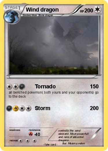 Pokémon Wind dragon 19 19 - Tornado - My Pokemon Card