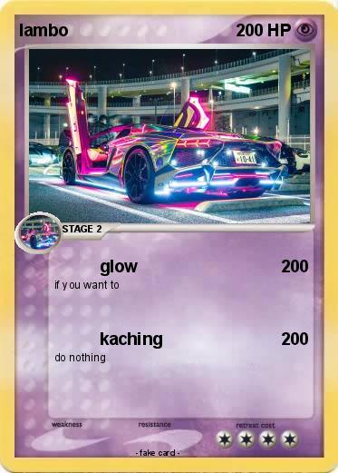 Pokémon lambo 242 242 - glow - My Pokemon Card