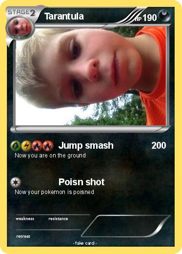 Pokémon Tarantula 33 33 - Jump smash - My Pokemon Card