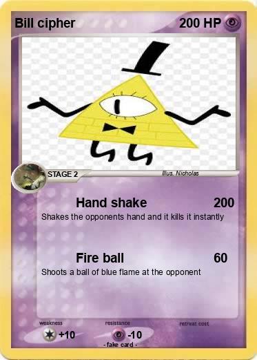 Pokémon Bill cipher 666 666 - Hand shake - My Pokemon Card