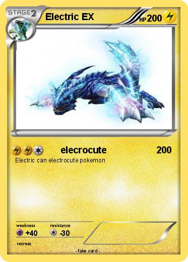 Pokémon Electric EX 2 2 - elecrocute - My Pokemon Card