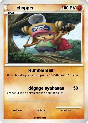 Pokémon chopper 183 183 - Rumble Ball - Ma carte Pokémon