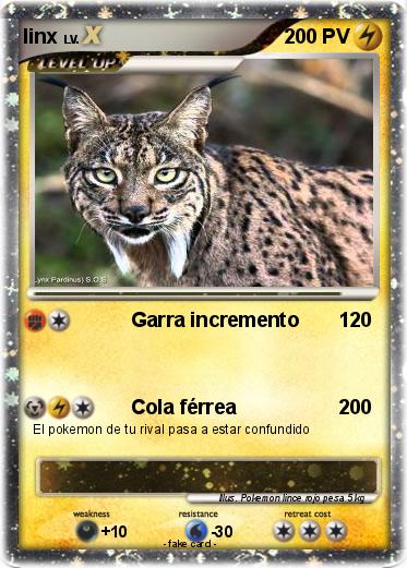 Pokémon linx 24 24 - Garra incremento - Mi carta pokémon