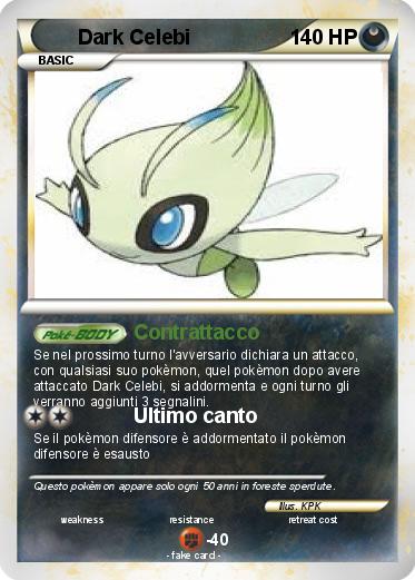Pokémon Dark Celebi 10 10 - Contrattacco - My Pokemon Card