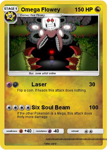 Pokémon Omega Flowey 229 229 - Laser - My Pokemon Card