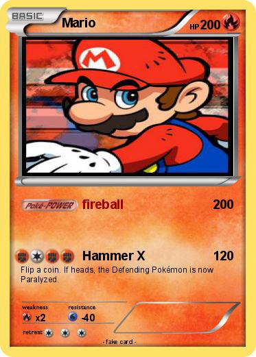 Pokémon Mario 13995 13995 - fireball - My Pokemon Card