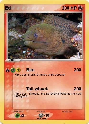 Pokémon Giant moray eel - Bite - My Pokemon Card