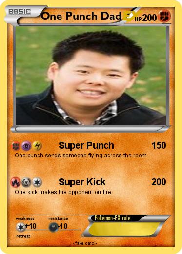 Pokémon One Punch Dad - Super Punch - My Pokemon Card