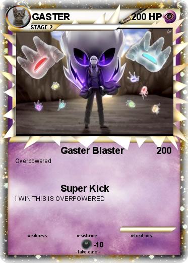 Pokémon One Punch Dad 1 1 - Gaster Blaster - My Pokemon Card