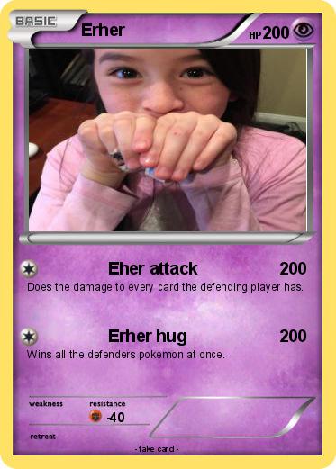 Pokémon Erher - Eher attack - My Pokemon Card