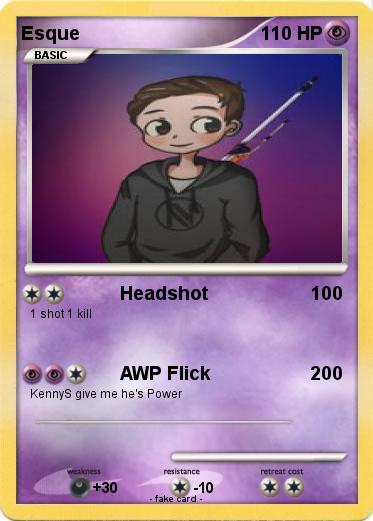Pokémon Esque - Headshot - My Pokemon Card