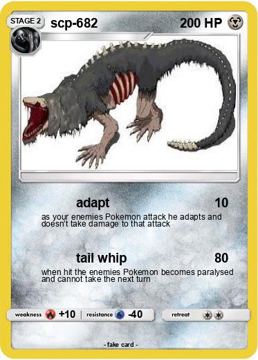 Pokémon scp 682 78 78 - adapt - My Pokemon Card
