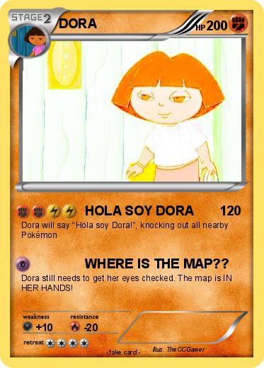 Pokémon DORA 1071 1071 - HOLA SOY DORA - My Pokemon Card