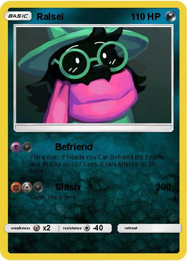 Pokémon Ralsei 35 35 - Befriend - My Pokemon Card