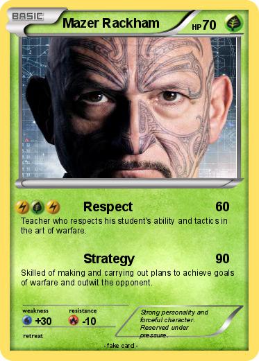 Pokémon Mazer Rackham - Respect - My Pokemon Card