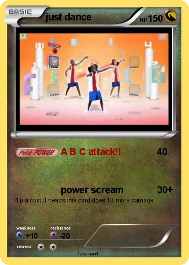 Pokémon just dance 20 20 - A B C attack!! - My Pokemon Card