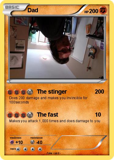 Pokémon Dad 635 635 - The stinger - My Pokemon Card