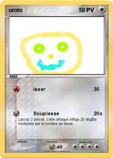 Pokémon oroto - laser - Ma carte Pokémon