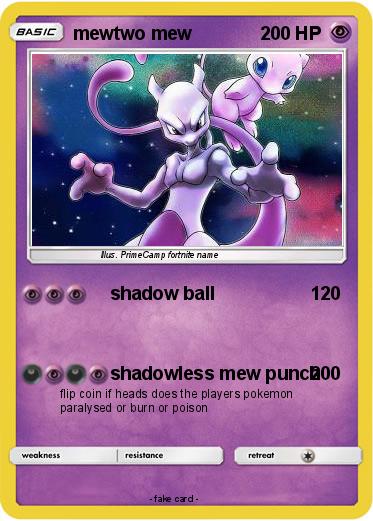 Pokémon mewtwo mew 24 24 - shadow ball - My Pokemon Card