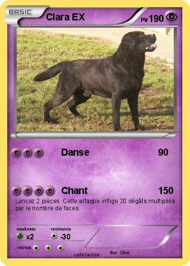 Pokémon Clara EX 1 1 - Danse - Ma carte Pokémon