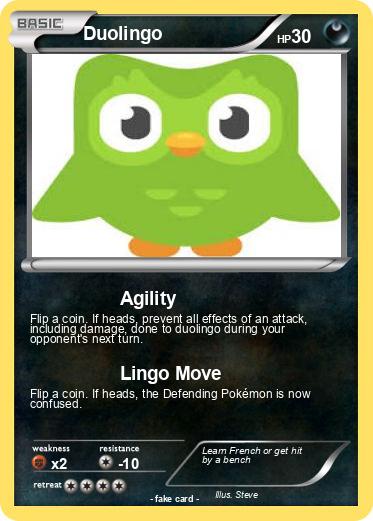 Pokémon Duolingo 260 260 - Agility - My Pokemon Card