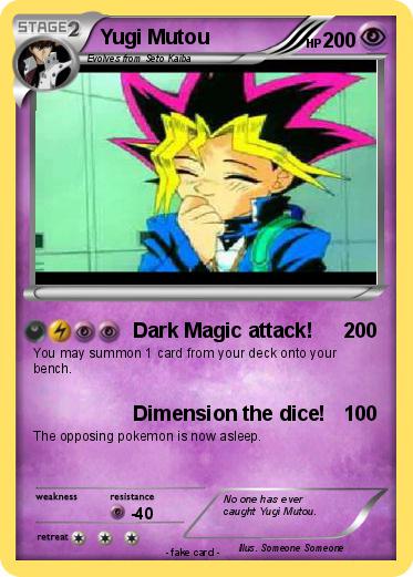 Pokémon Yugi Mutou 2 2 - Dark Magic attack! - My Pokemon Card