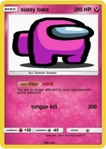 Pokémon sussy baka 127 127 - vent - My Pokemon Card