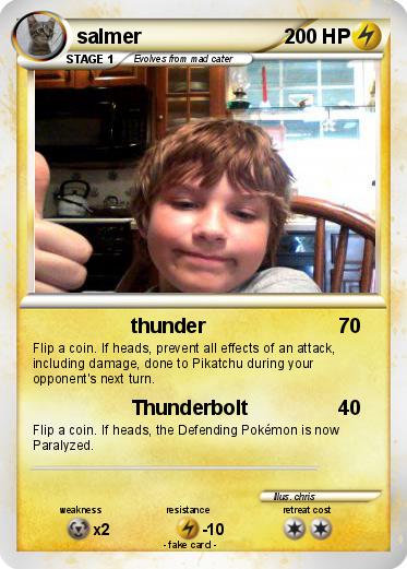 Pokémon salmer - thunder - My Pokemon Card