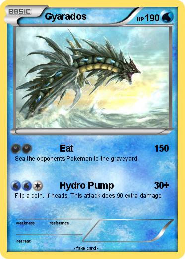 Pokémon Gyarados 615 615 - Eat - My Pokemon Card