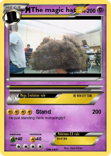 Pokémon The magic hat - Stand - My Pokemon Card