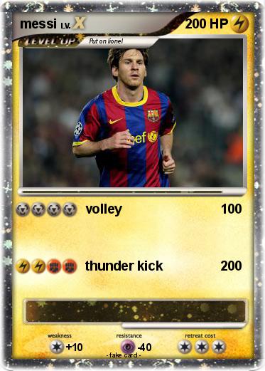 Pokémon messi 1402 1402 - volley - My Pokemon Card