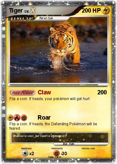 Pokémon Tiger 699 699 - Claw - My Pokemon Card
