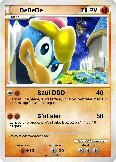 Pokémon DeDeDe 21 21 - Saut DDD - Ma carte Pokémon