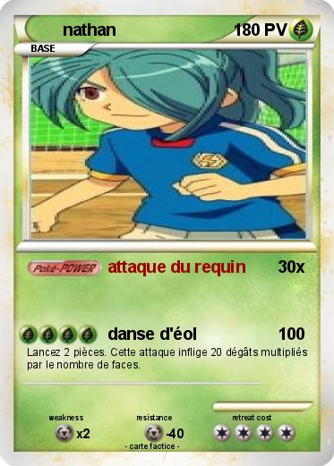 Pokémon nathan 717 717 - attaque du requin - Ma carte Pokémon