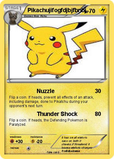 Pokémon Pikachu 15150 15150 - Nuzzle - My Pokemon Card