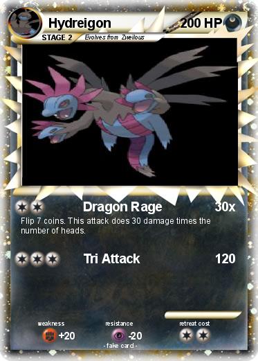 Pokémon Hydreigon 223 223 - Dragon Rage - My Pokemon Card