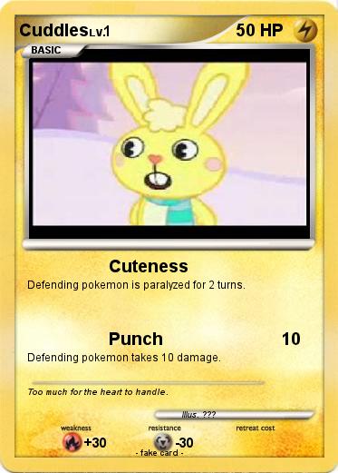 Pokémon Cuddles 133 133 - Cuteness - My Pokemon Card