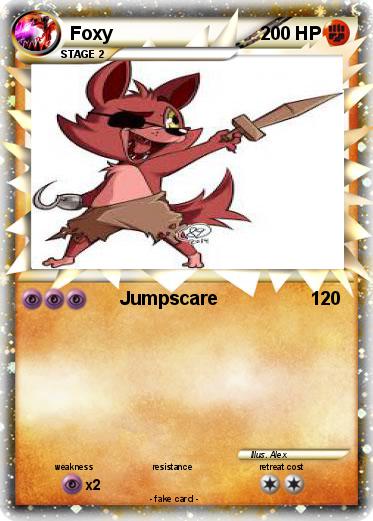 Pokémon Foxy 975 975 - Jumpscare - My Pokemon Card