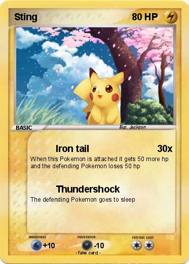 Pokémon Sting 97 97 - Iron tail - My Pokemon Card