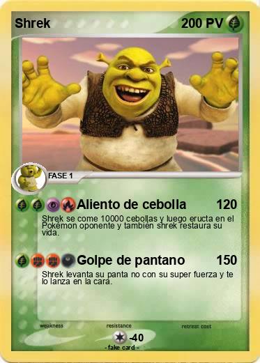 Pokémon Shrek 2477 2477 - Aliento de cebolla - Mi carta pokémon