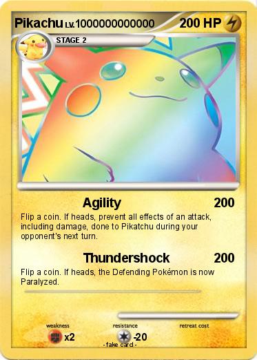 Pokémon Pikachu 22180 22180 - Agility - My Pokemon Card