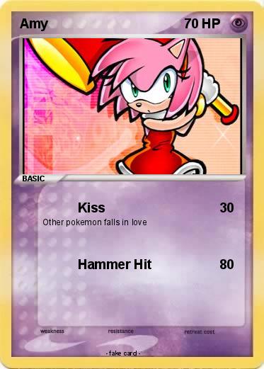 Pokémon Amy 310 310 - Kiss - My Pokemon Card