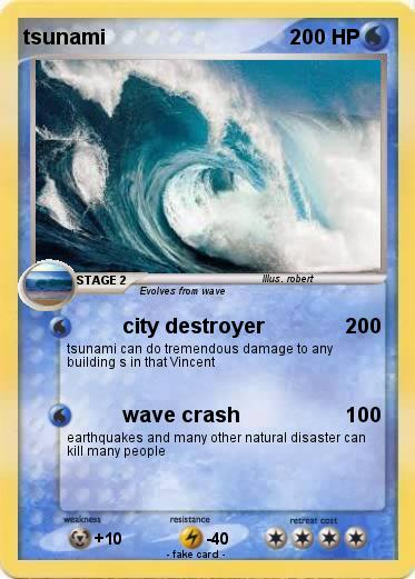 Pokémon tsunami 306 306 - city destroyer - My Pokemon Card