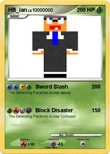 Pokémon HB ian 1 1 - Sword Slash - My Pokemon Card